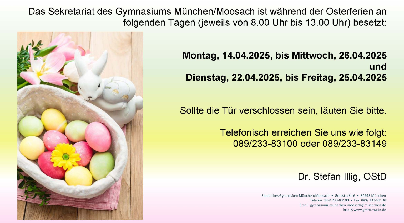 Gymnasium München – Moosach – Naturwissenschaftlich-technologisches und ...